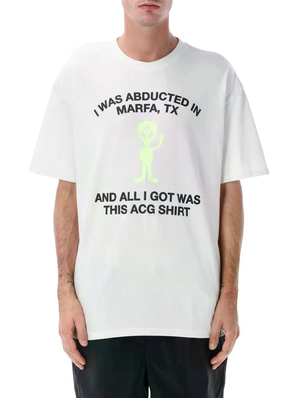 Balenciaga Oversized Cotton Alien T-Shirt - White | Editorialist