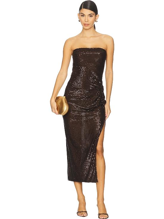 HEARTLOOM Elodie Sequined Maxi Dress