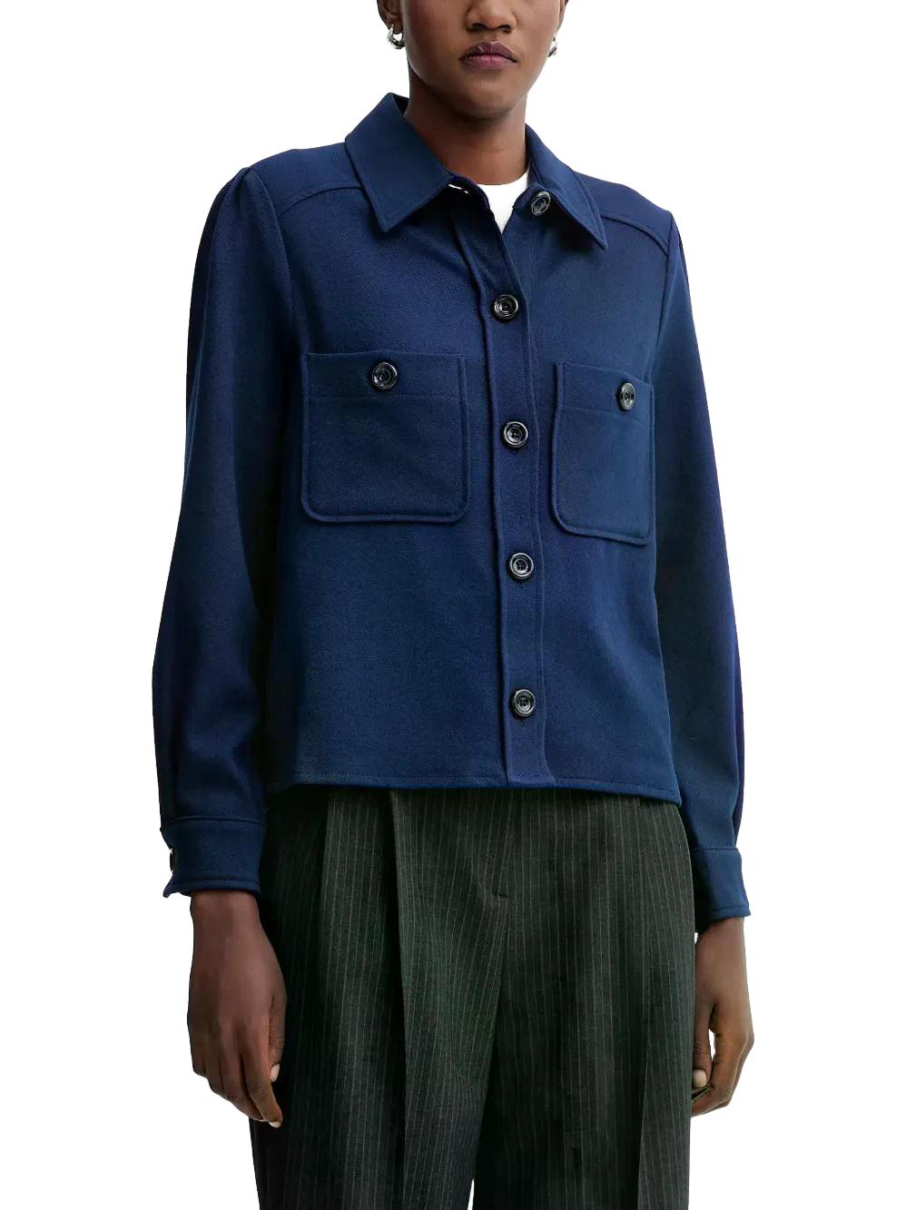 VINCE Vince Double-Face Cropped Jacket