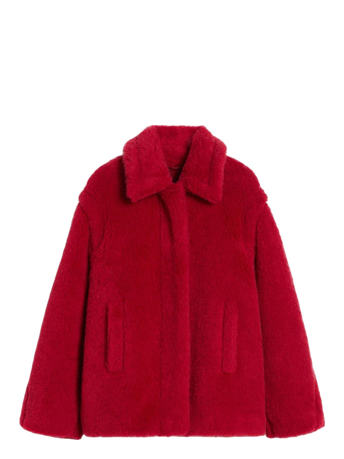 MAX MARA Cropped Teddy Coat