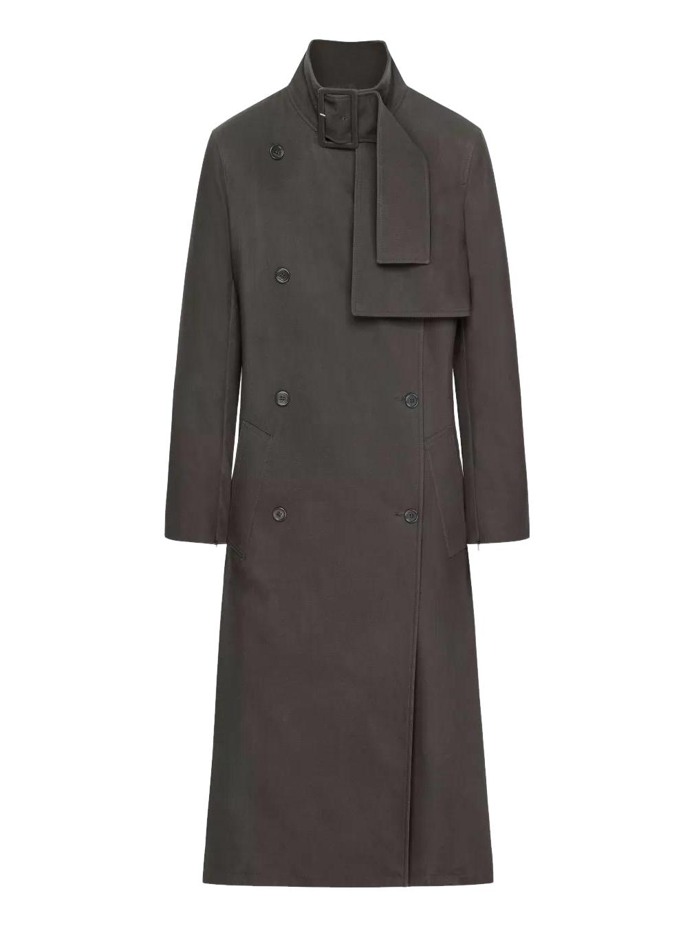COURREGES Courrèges Buckle Cotton Trench Coat