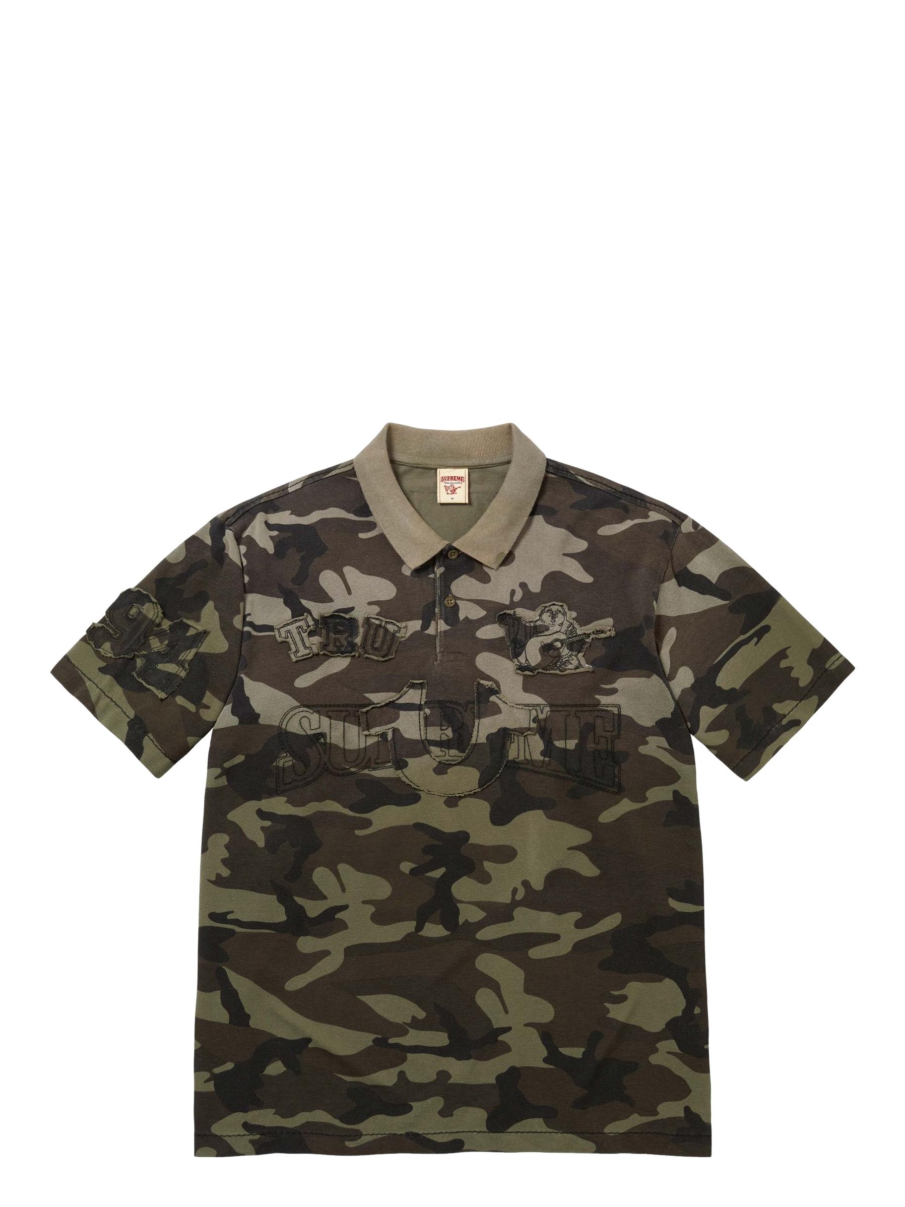 Supreme X True Religion Appliqué Polo - Brown | Editorialist