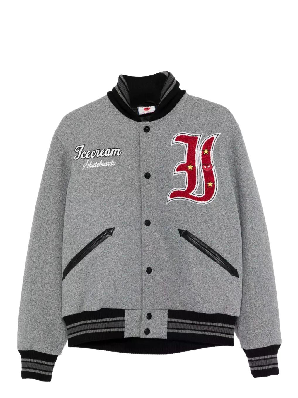 ICECREAM Logo-Appliqué Bomber Jacket