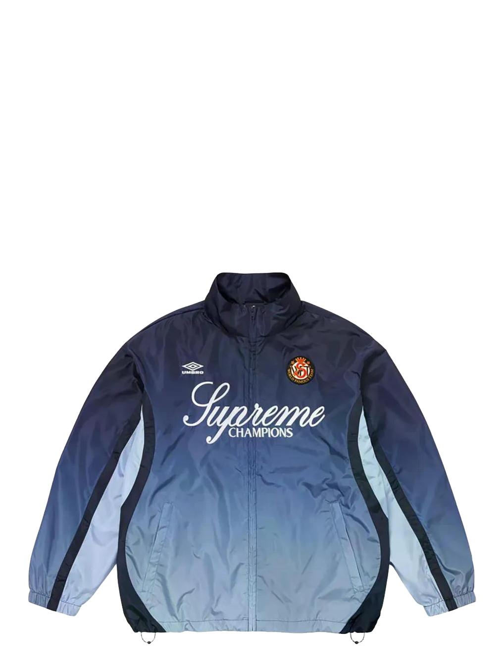 Supreme Gradient Track Jacket - Blue | Editorialist