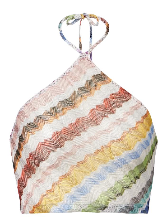MISSONI Missoni Halterneck Crop Top