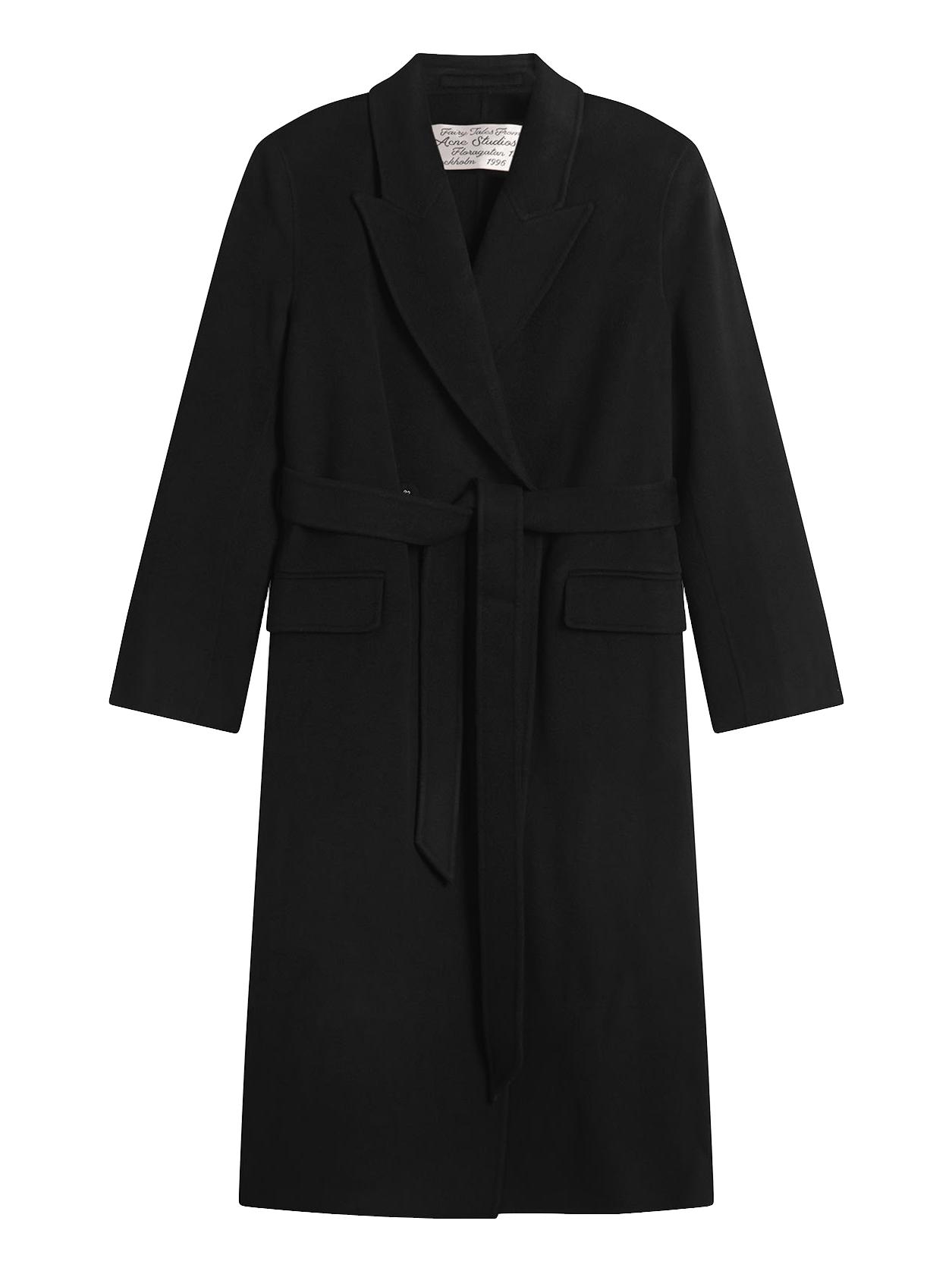 ACNE STUDIOS Double-Breasted Wool-Cashmere Coat