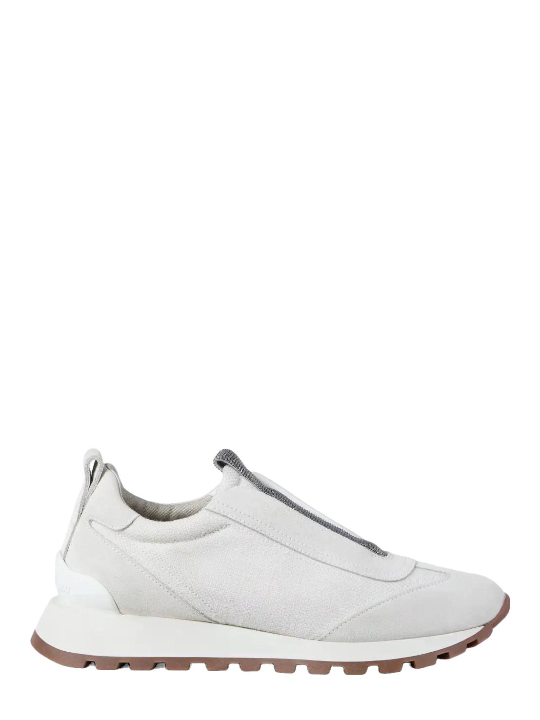 BRUNELLO CUCINELLI Brunello Cucinelli Canvas Monili-Detail Sneakers