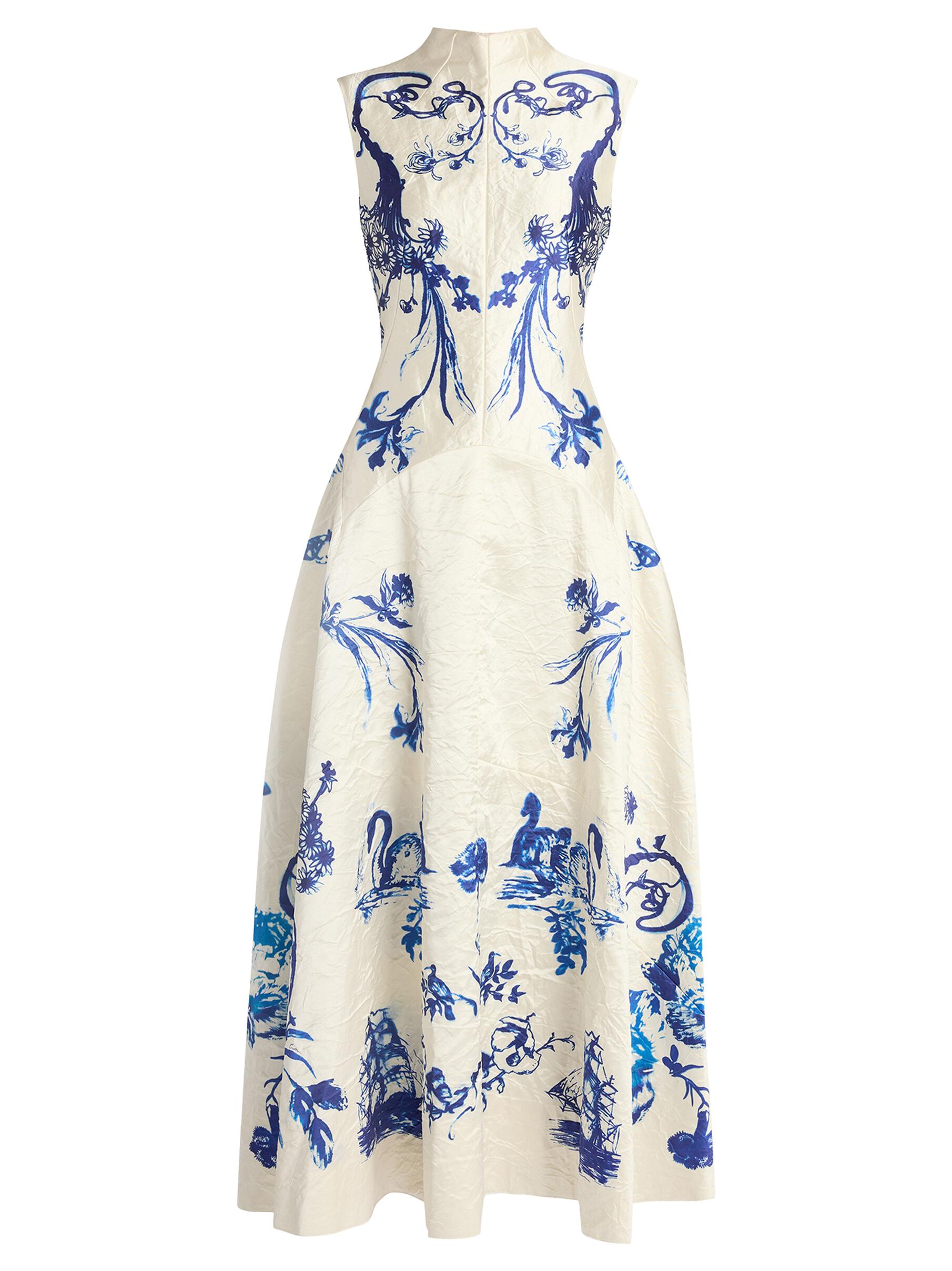 TEMPERLEY LONDON Bilbao Tie Midi Dress
