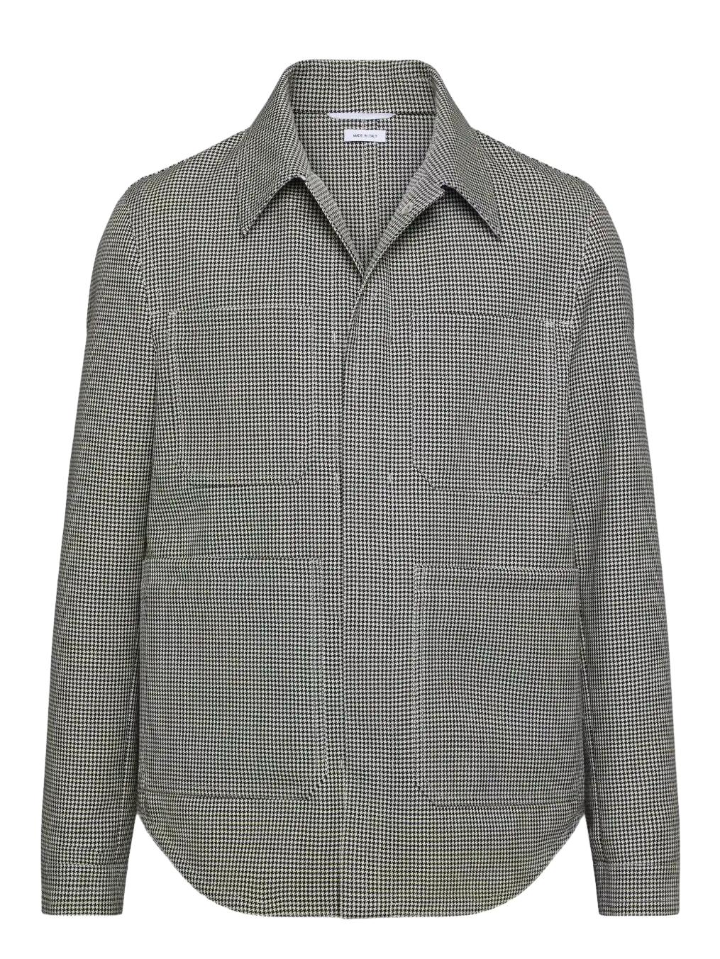 THOM BROWNE houndstooth shirt jacket