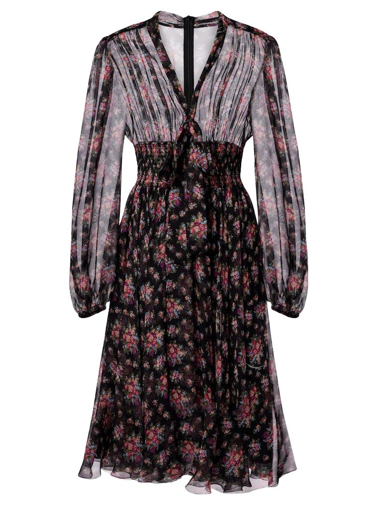 VALENTINO Valentino Embroidered Midi Dress