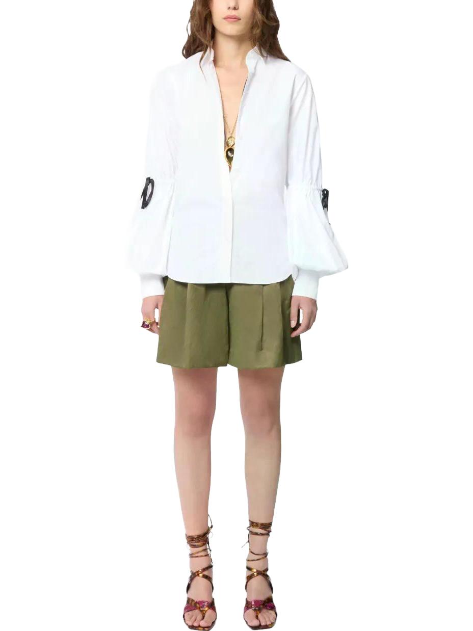 NINA RICCI Bow Cotton Shirt