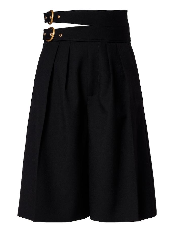 CHLOÉ Chloé Virgin Wool Belted Shorts