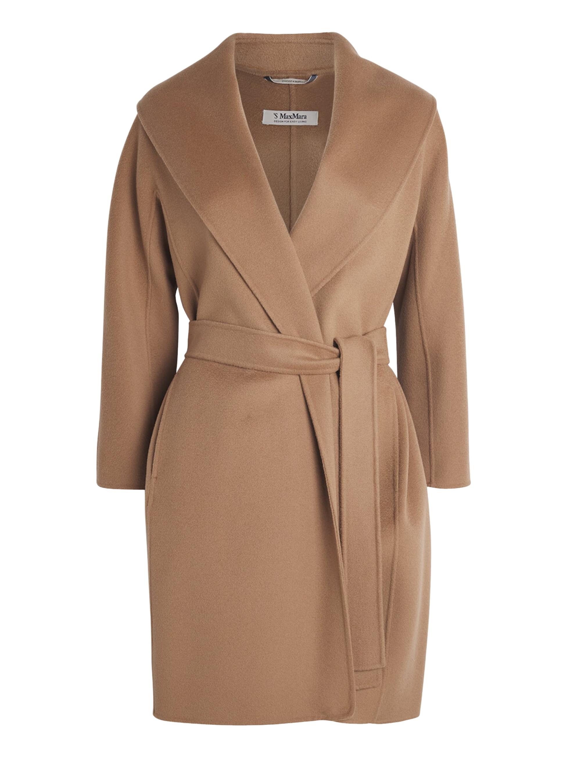 MAX MARA Virgin Wool Wrap Coat