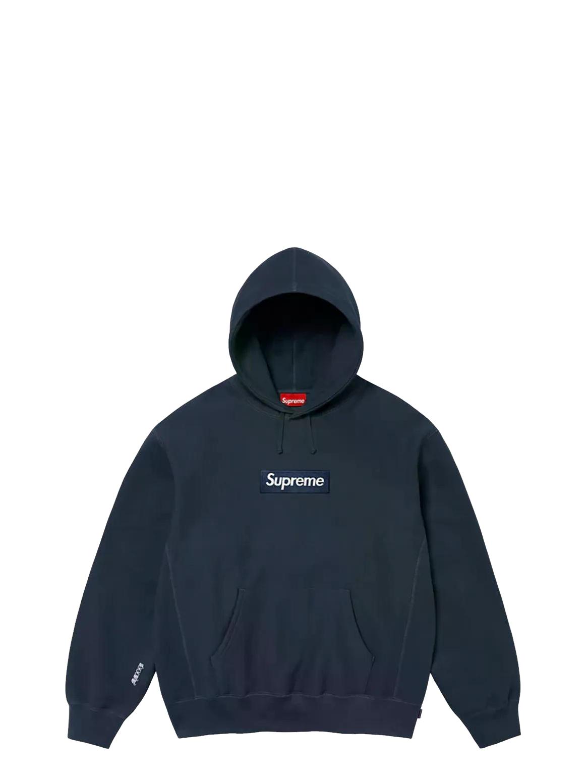 Supreme Bandana Box Logo Hoodie - Blue | Editorialist