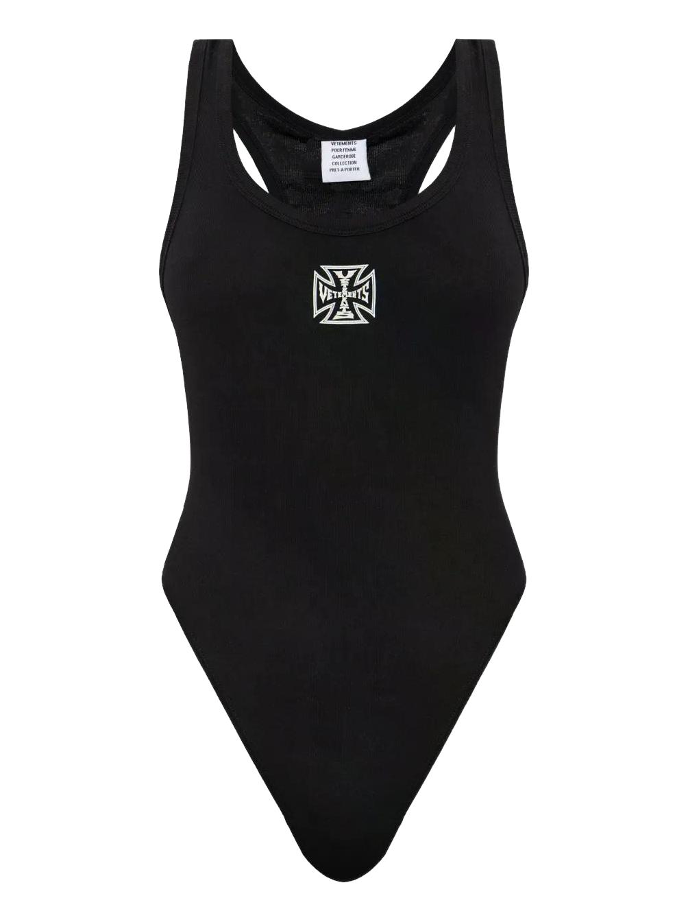 VETEMENTS Logo-Embroidered Bodysuit