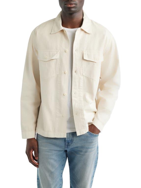 MADEWELL cotton twill shirt jacket