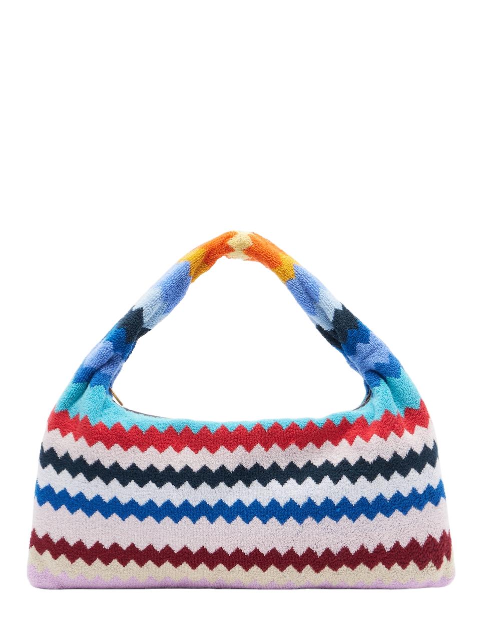 MISSONI Zigzag Cotton Terry Top-Handle Bag