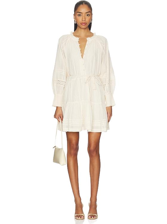 Cleobella Noa Mini Dress In Ivory - 49% Off | Editorialist