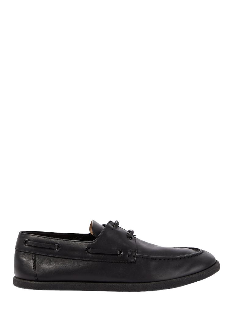 THE ROW The Row Novus Leather Boat Shoes