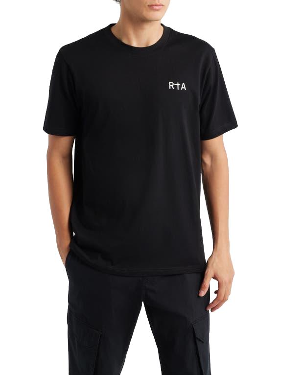 RTA colin chest logo t-shirt