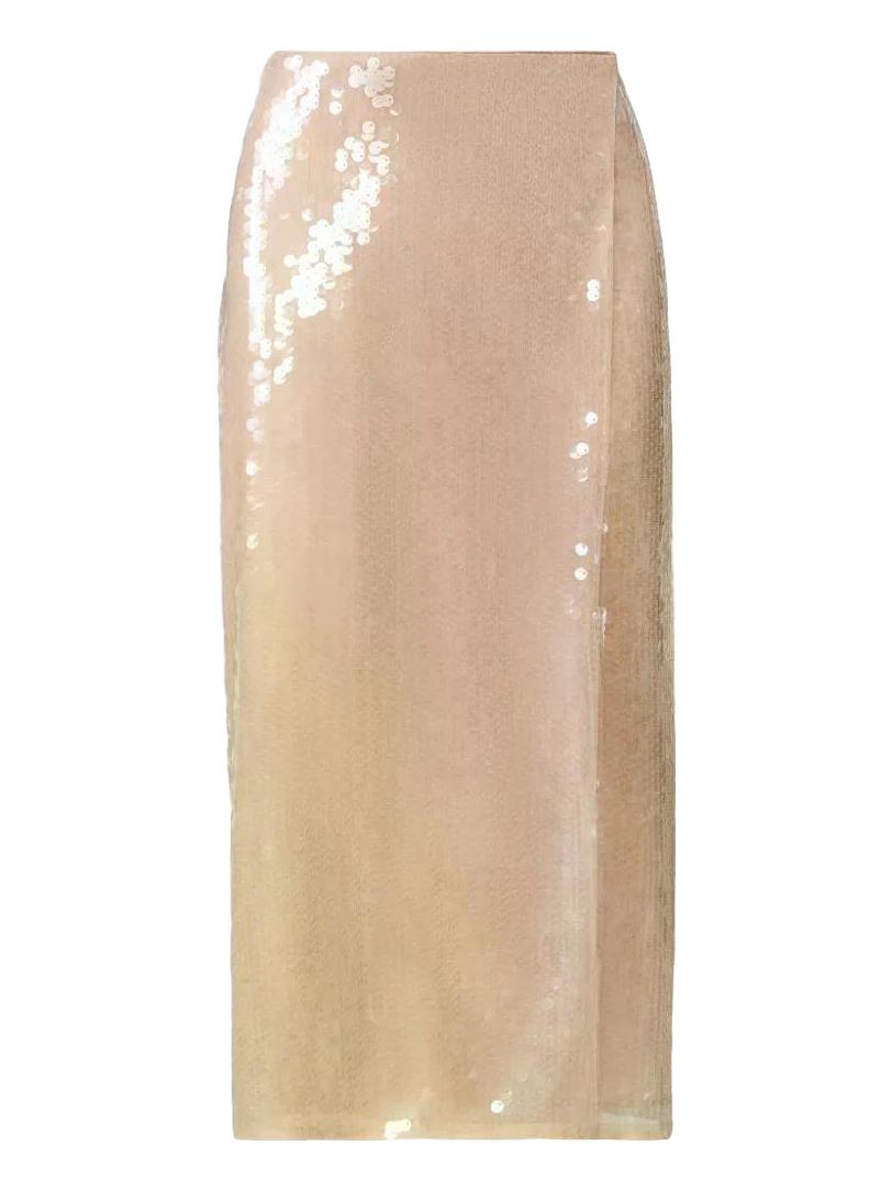 FABIANA FILIPPI Sequin Wrap Midi Skirt