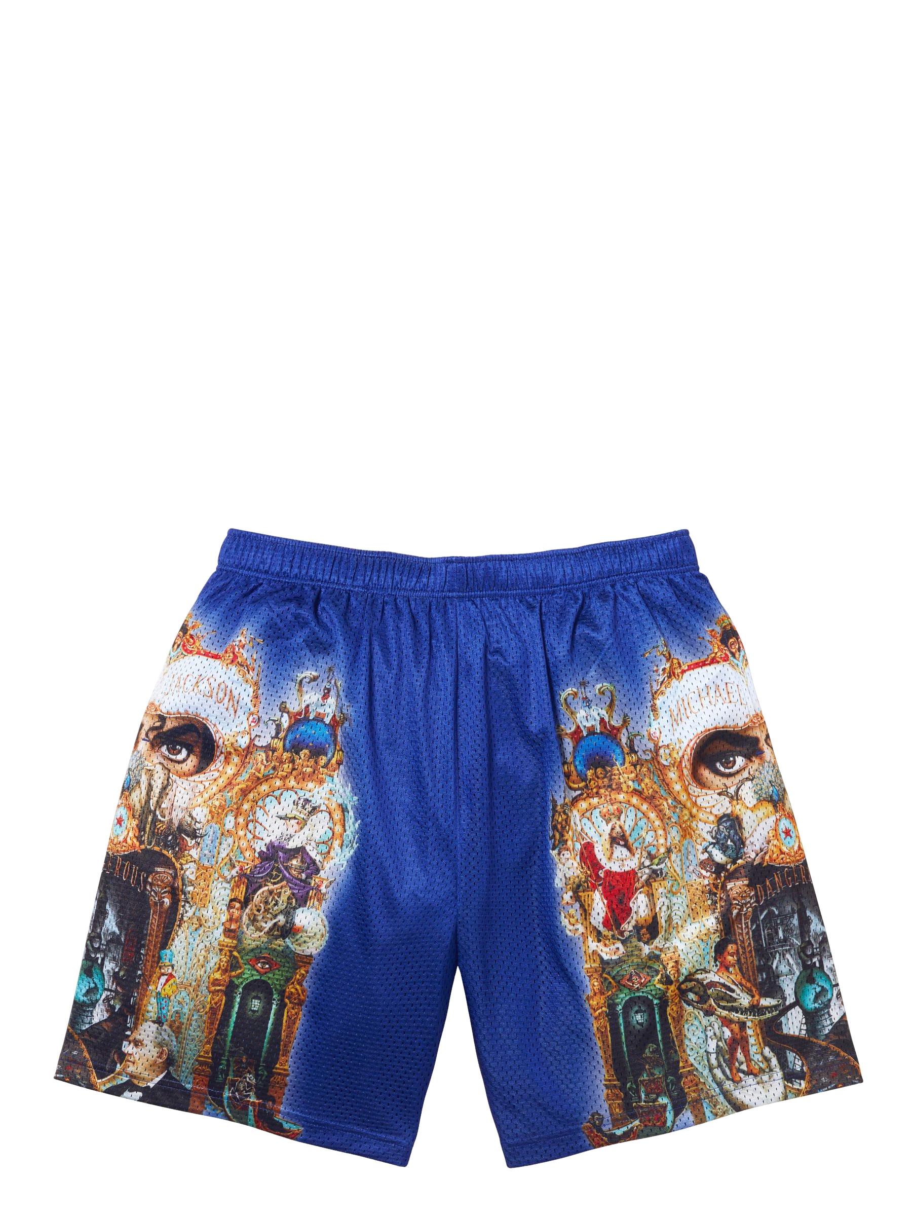 Supreme Michael Jackson Dangerous Mesh Short - Blue | Editorialist