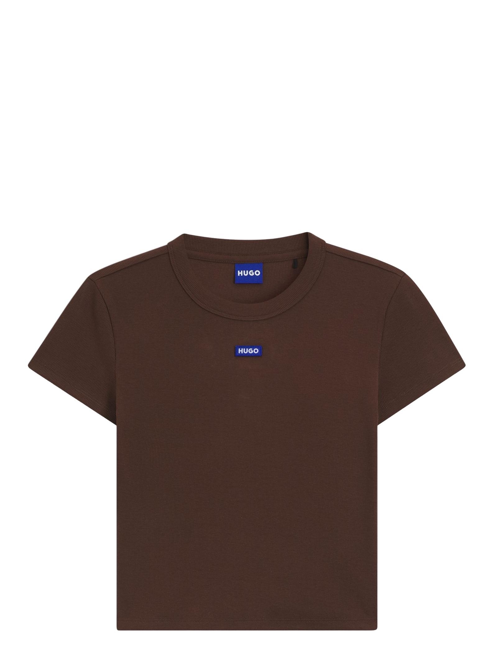 HUGO Logo-Badge Slim-Fit T-Shirt
