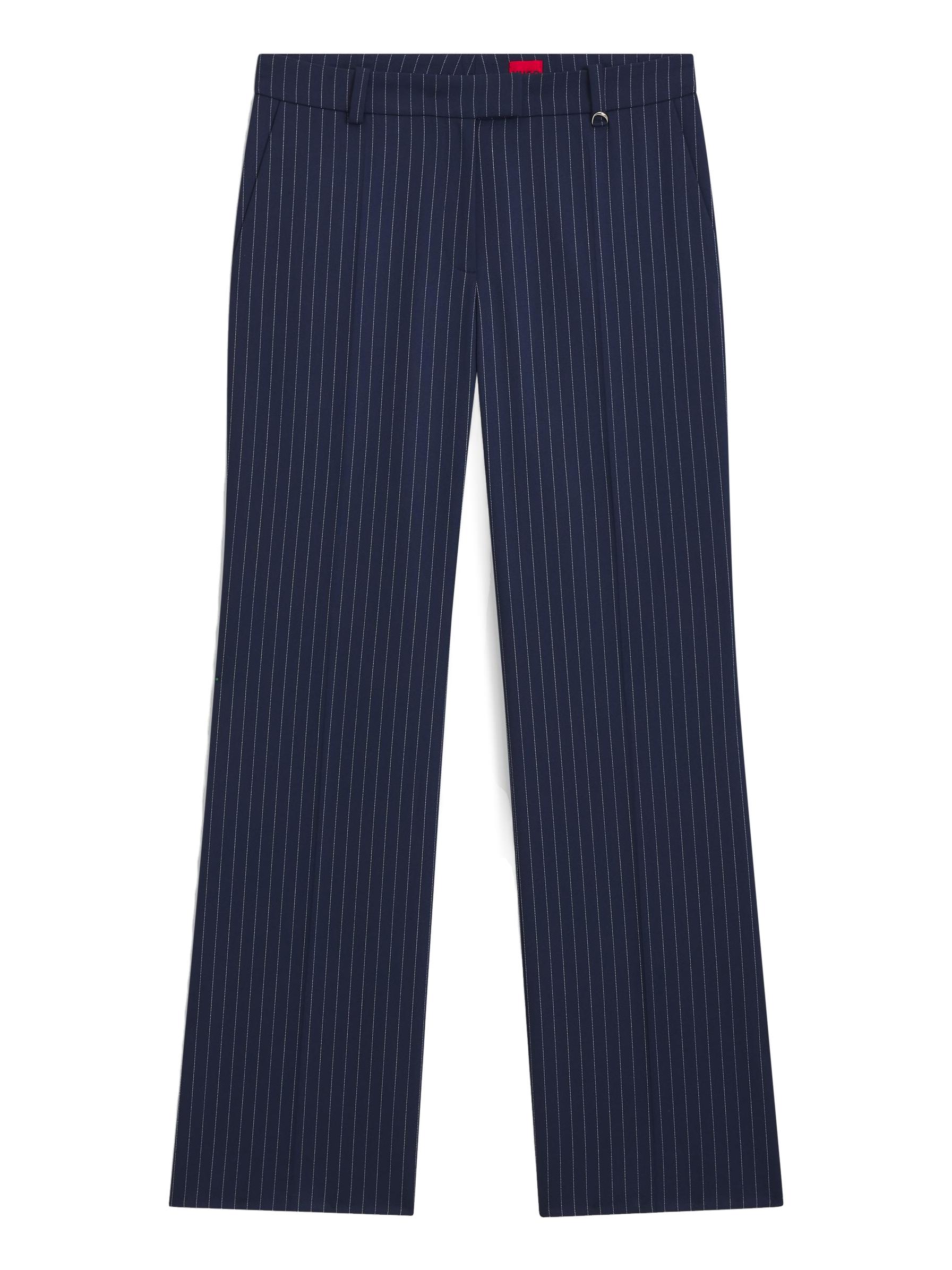 HUGO Slim-Fit Pinstripe Trousers