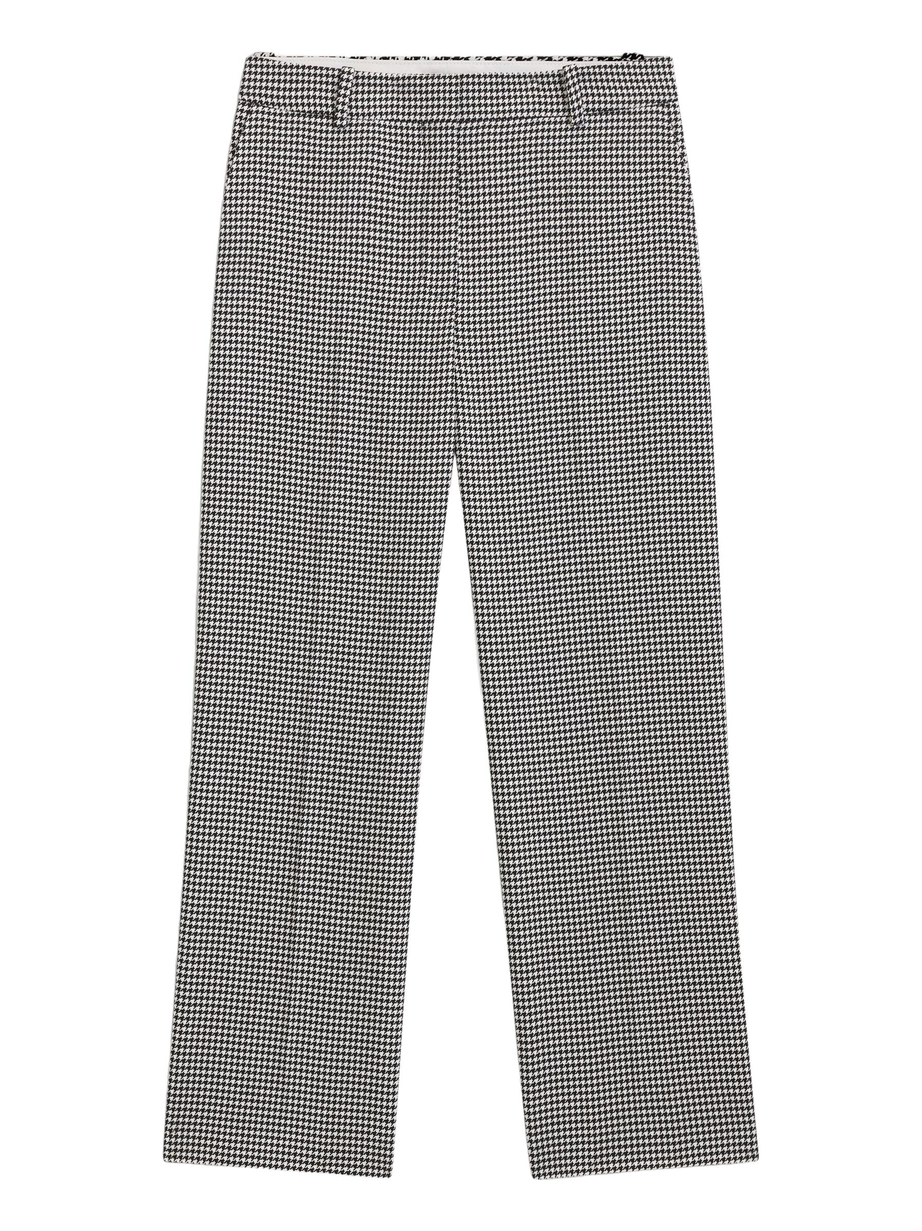 HUGO Houndstooth Straight-Leg Trousers