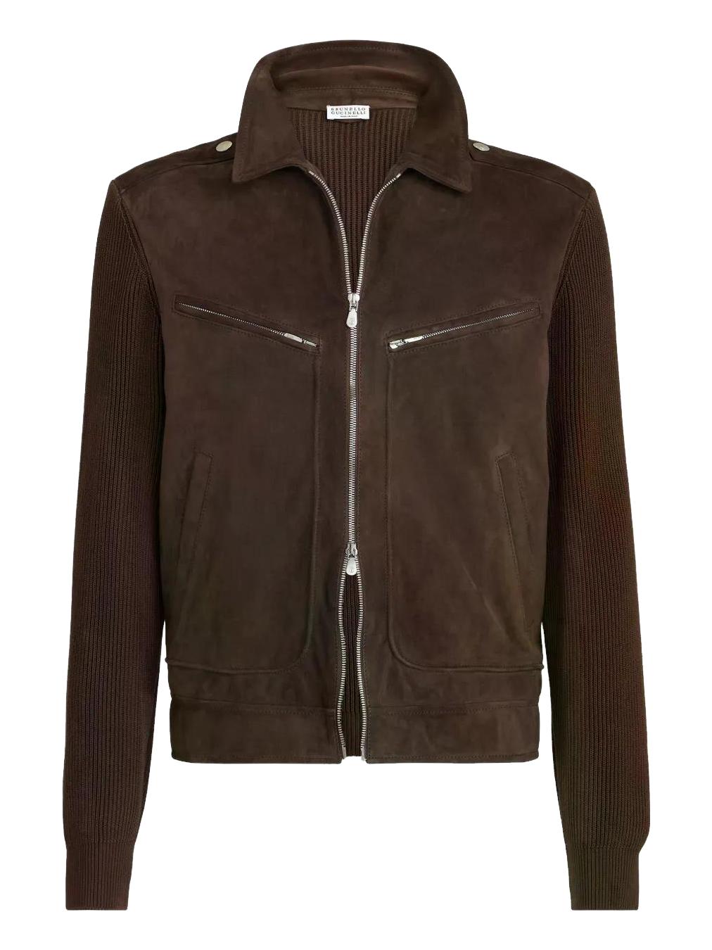 HERNO Herno Suede Panelled Shirt Jacket
