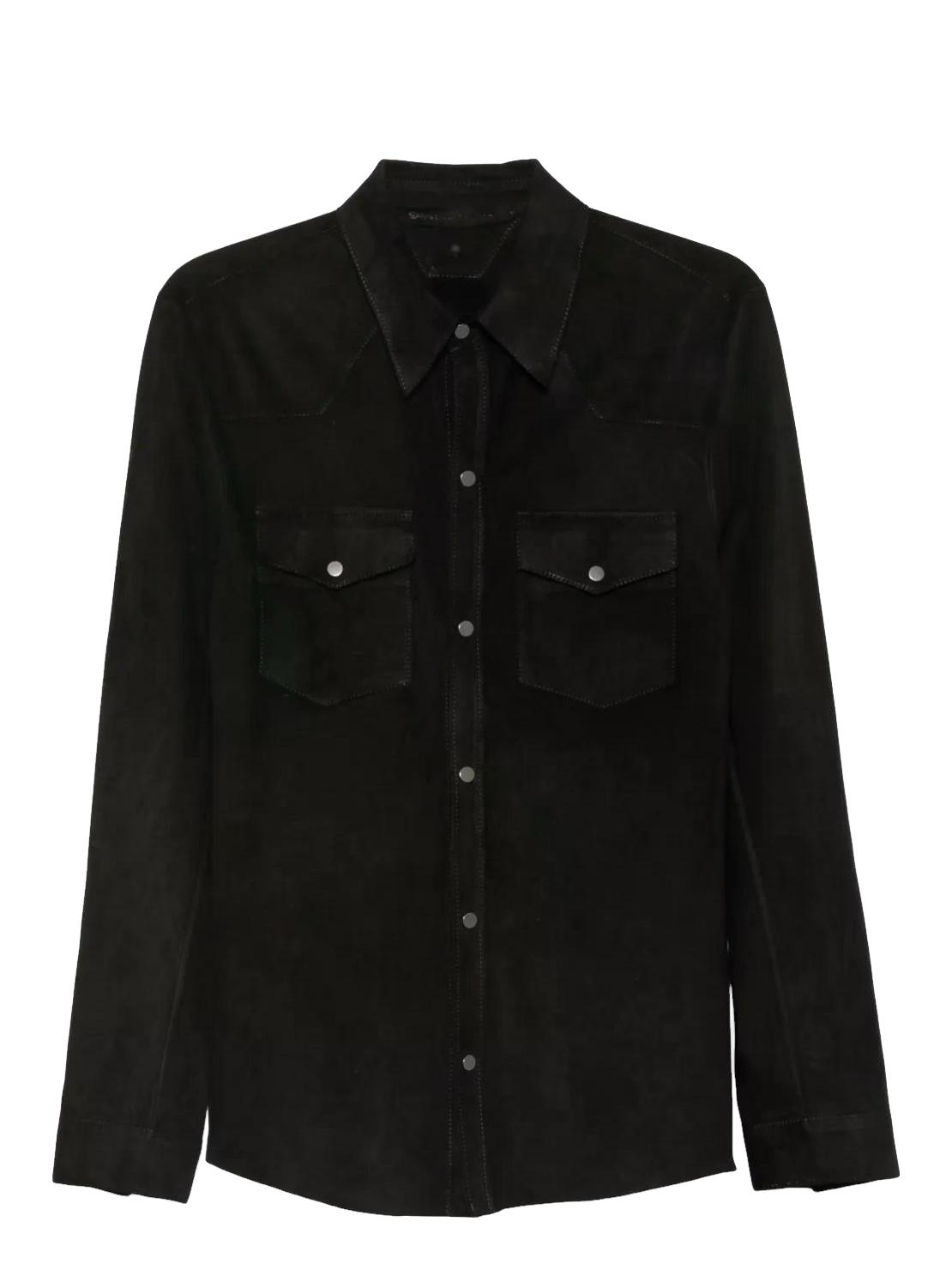 SALVATORE SANTORO suede shirt jacket