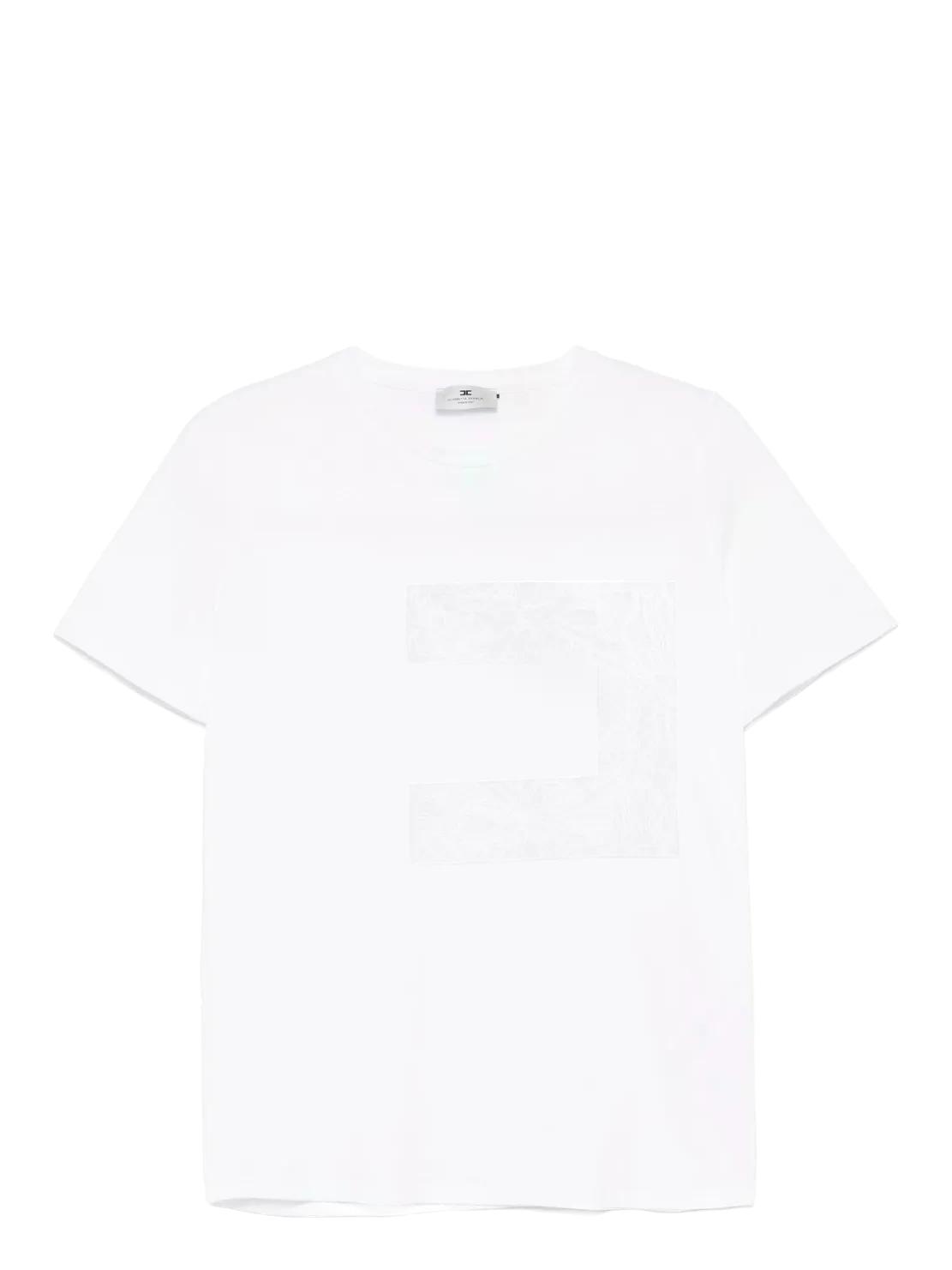 ELISABETTA FRANCHI Elisabetta Franchi Voile-Logo Jersey T-Shirt