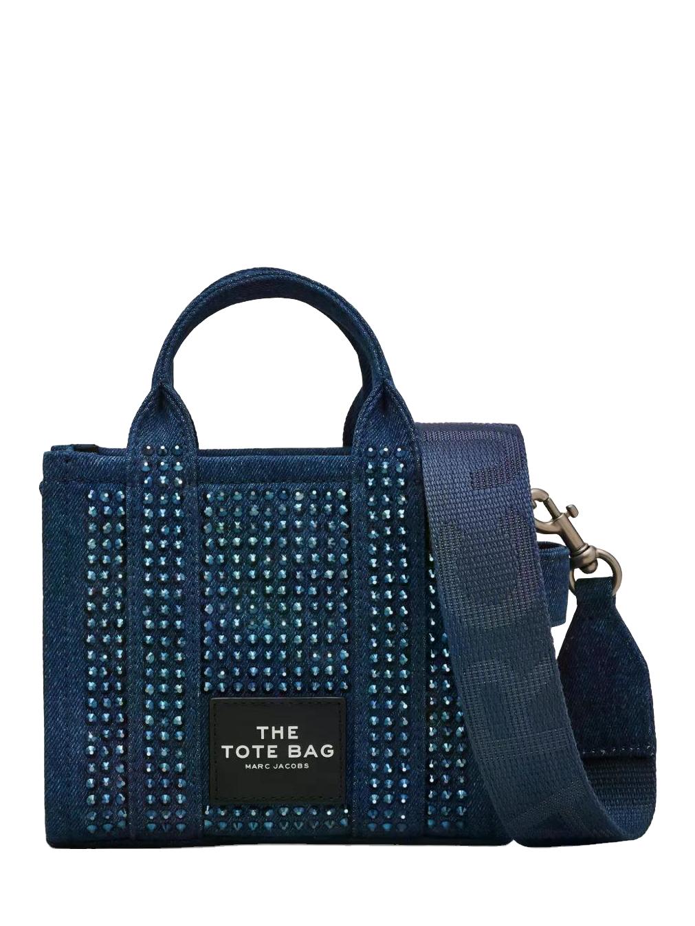 MARC JACOBS Marc Jacobs the Crystal Denim Tote Bag