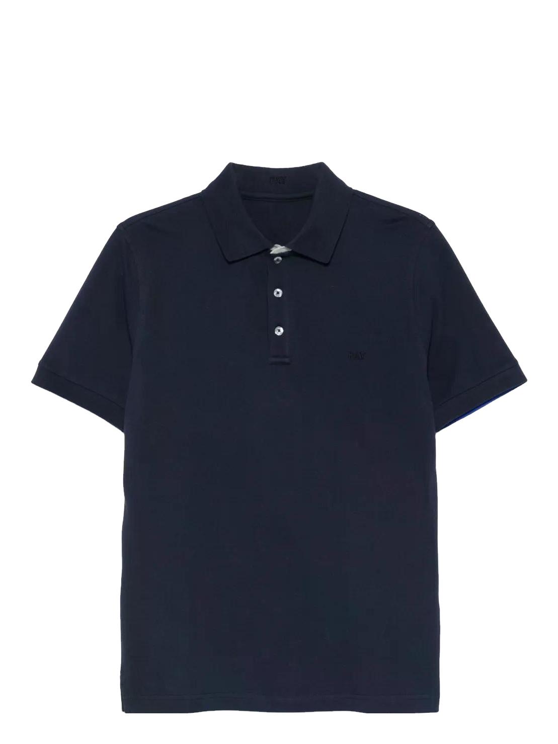 FAY piqué polo shirt