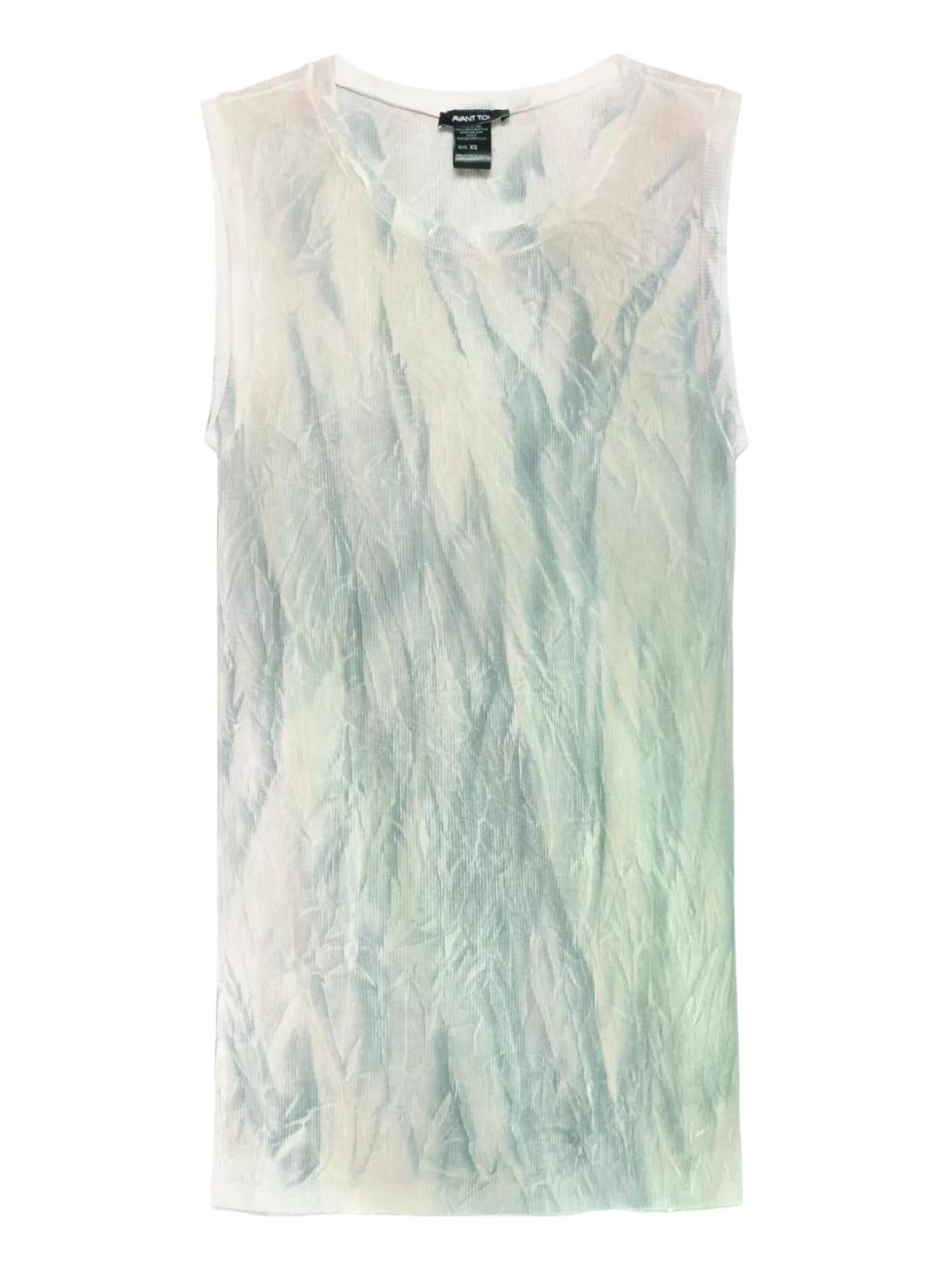 AVANT TOI Avant Toi Marbled-Pattern Tank Top