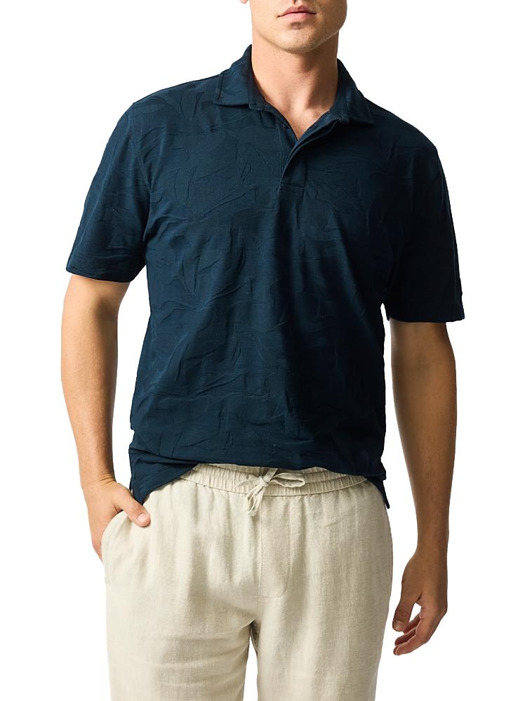 RODD & GUNN blaketown floral jacquard regular fit polo shirt