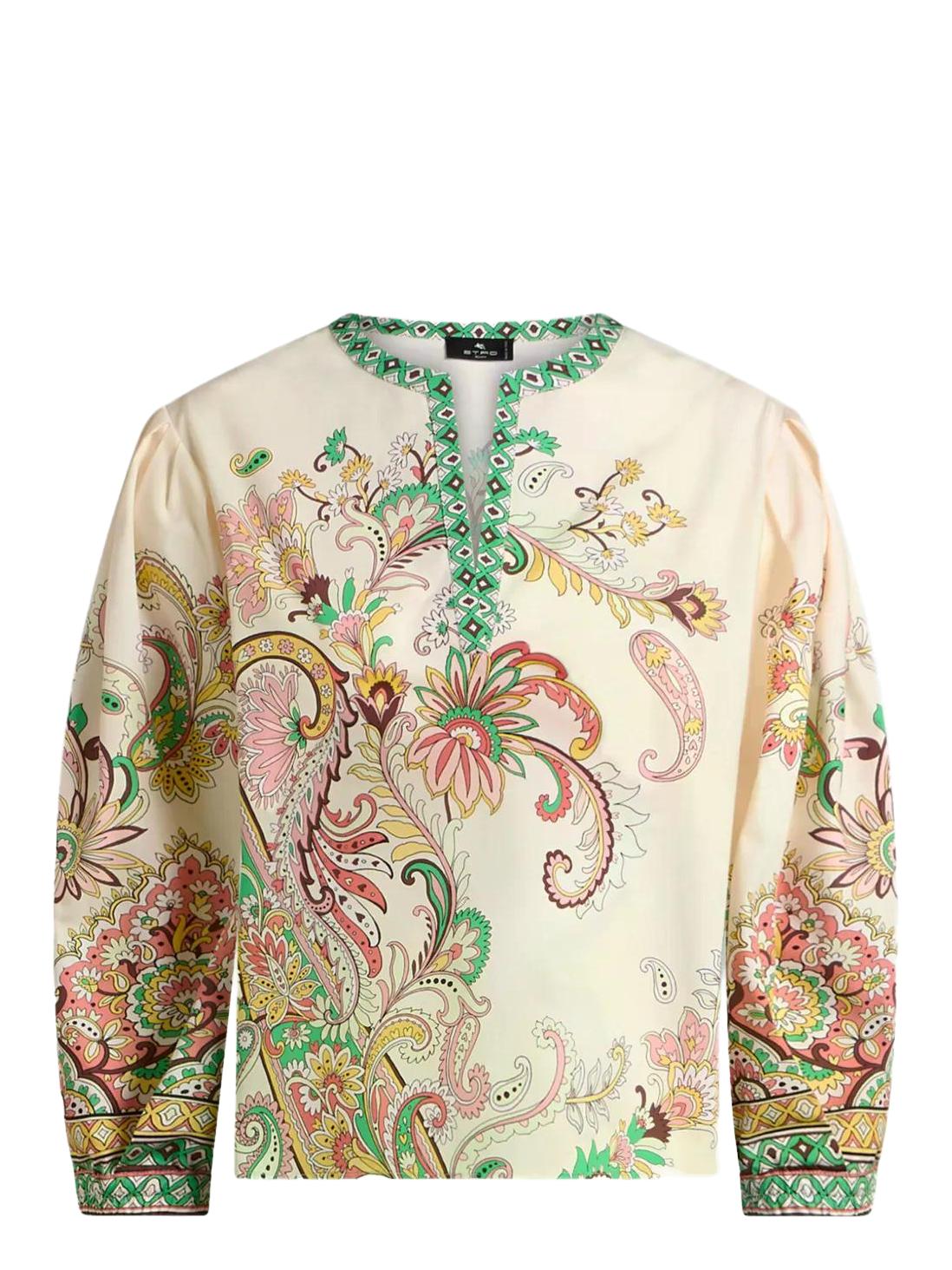 ETRO ETRO Cotton Paisley Print Blouse
