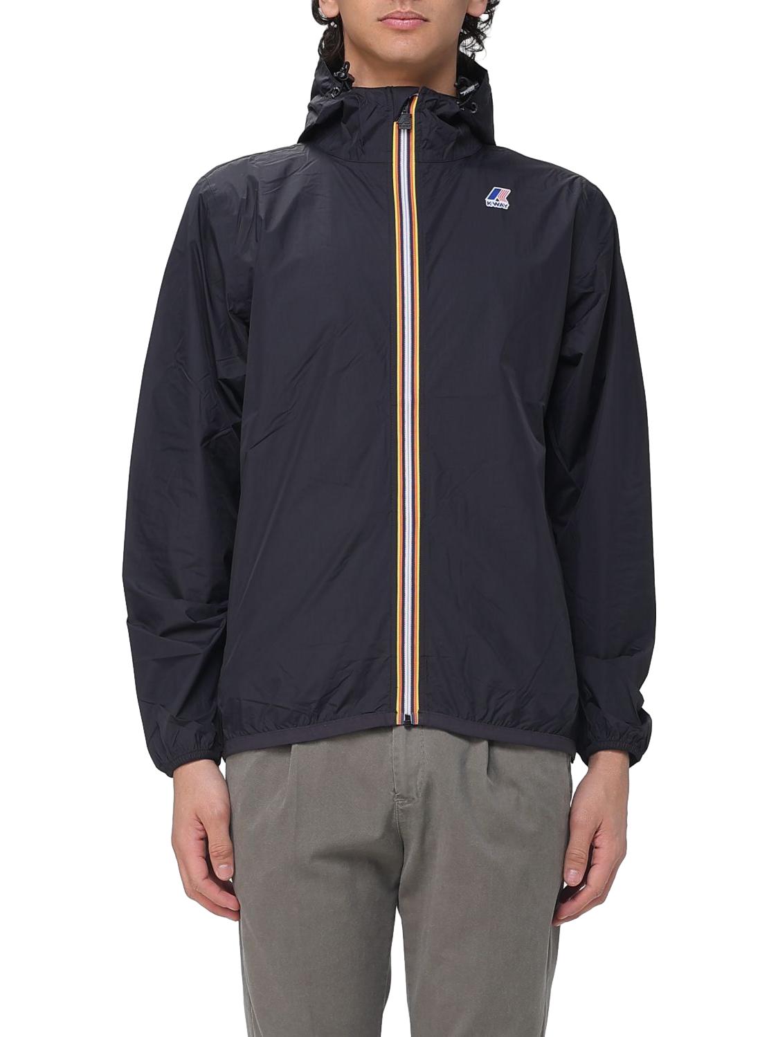K-WAY K-Way Jacket with Logo Detail
