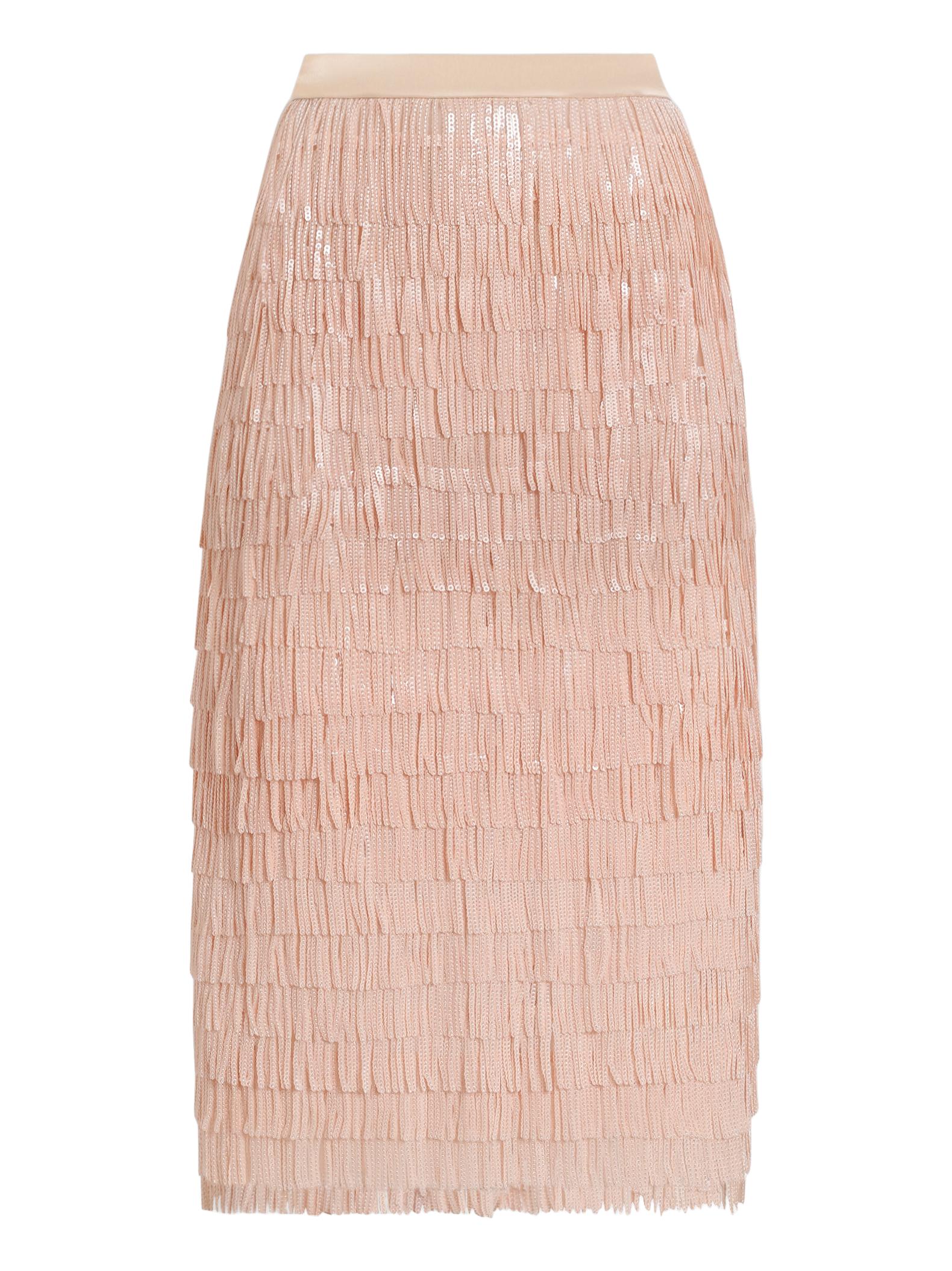 DOLCE & GABBANA Dolce & Gabbana Sequined Fringe Embellished Skirt