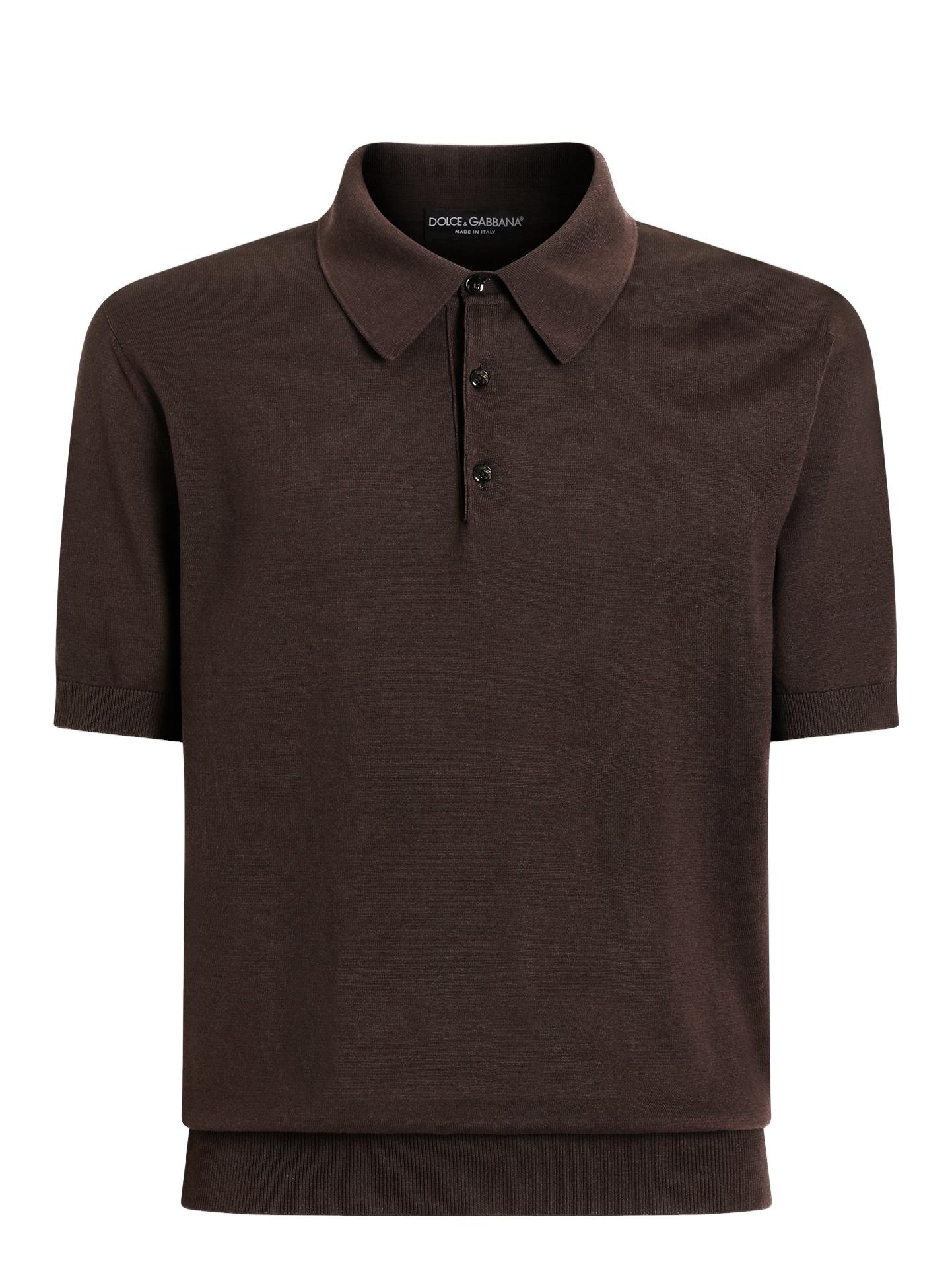 DOLCE & GABBANA short-sleeved cotton polo-shirt