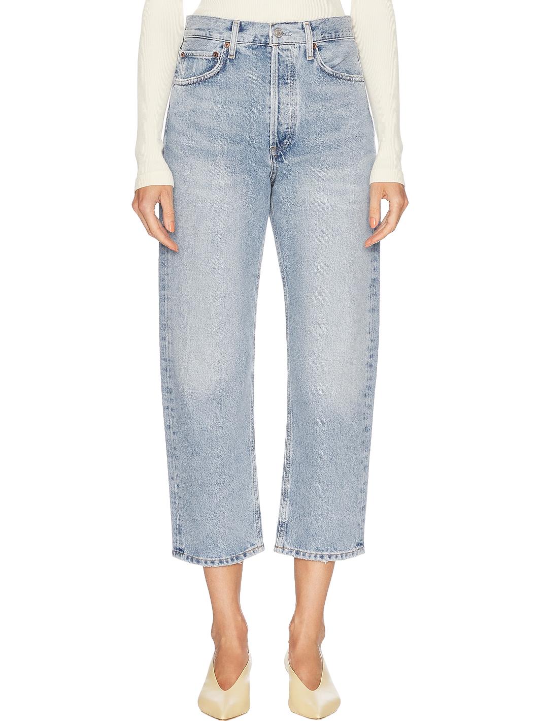 AGOLDE 90's Mid Rise Straight Crop Jeans