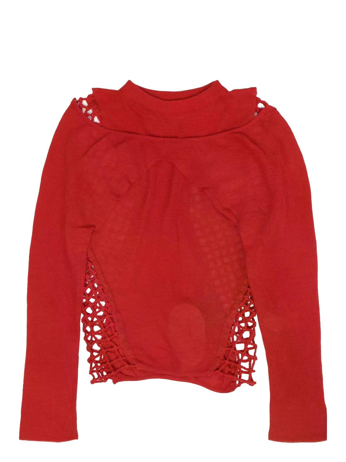 MOSCHINO Moschino High-Waisted Crocheted Wide-Leg Pants