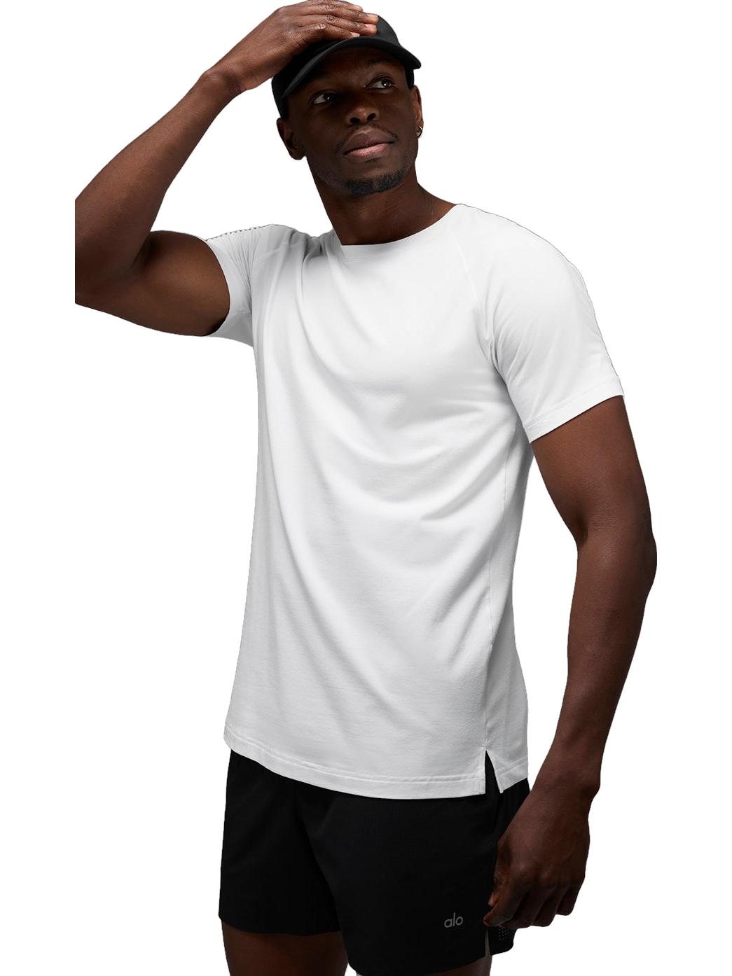 Vince Short-Sleeve Crewneck Top In Herbaria Combo - 50% Off