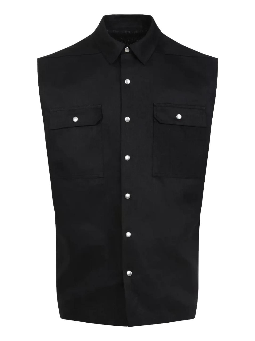 RICK OWENS Rick Owens fw26 Tower Outershirt in Ramie Moleskin