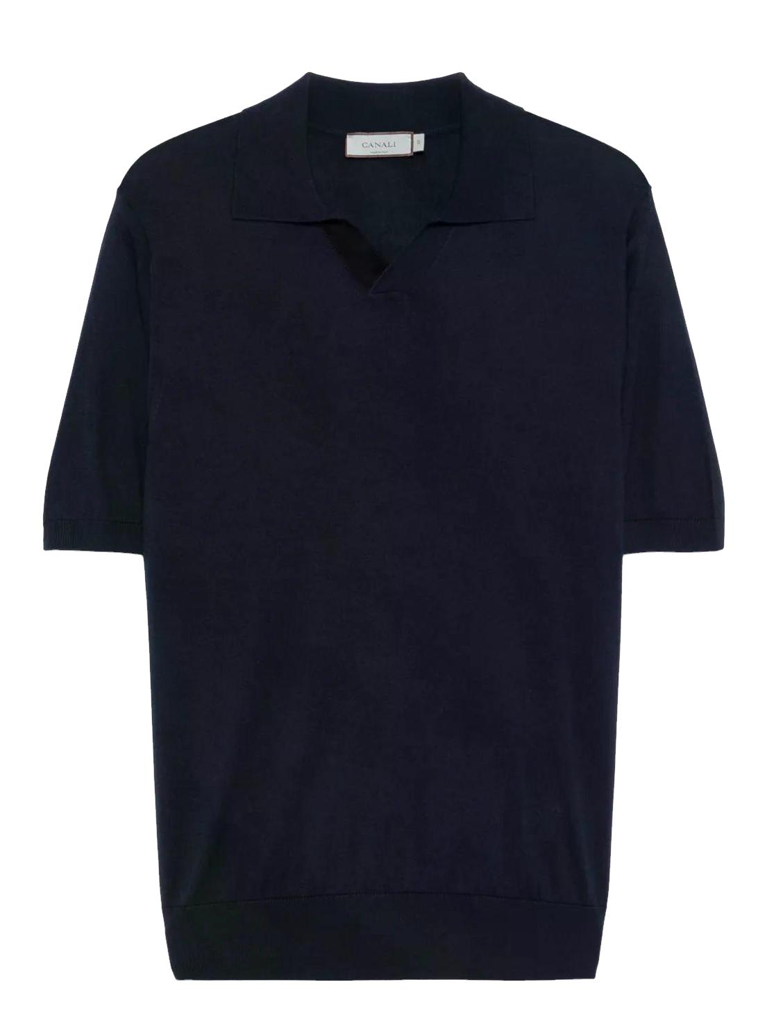 CANALI polo-collar t-shirt