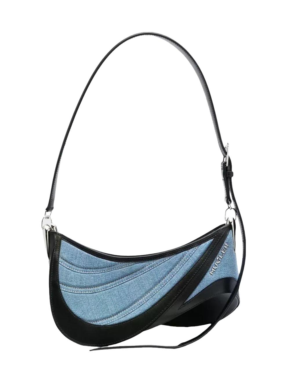 MUGLER Mugler Spiral Curve Shoulder Bag