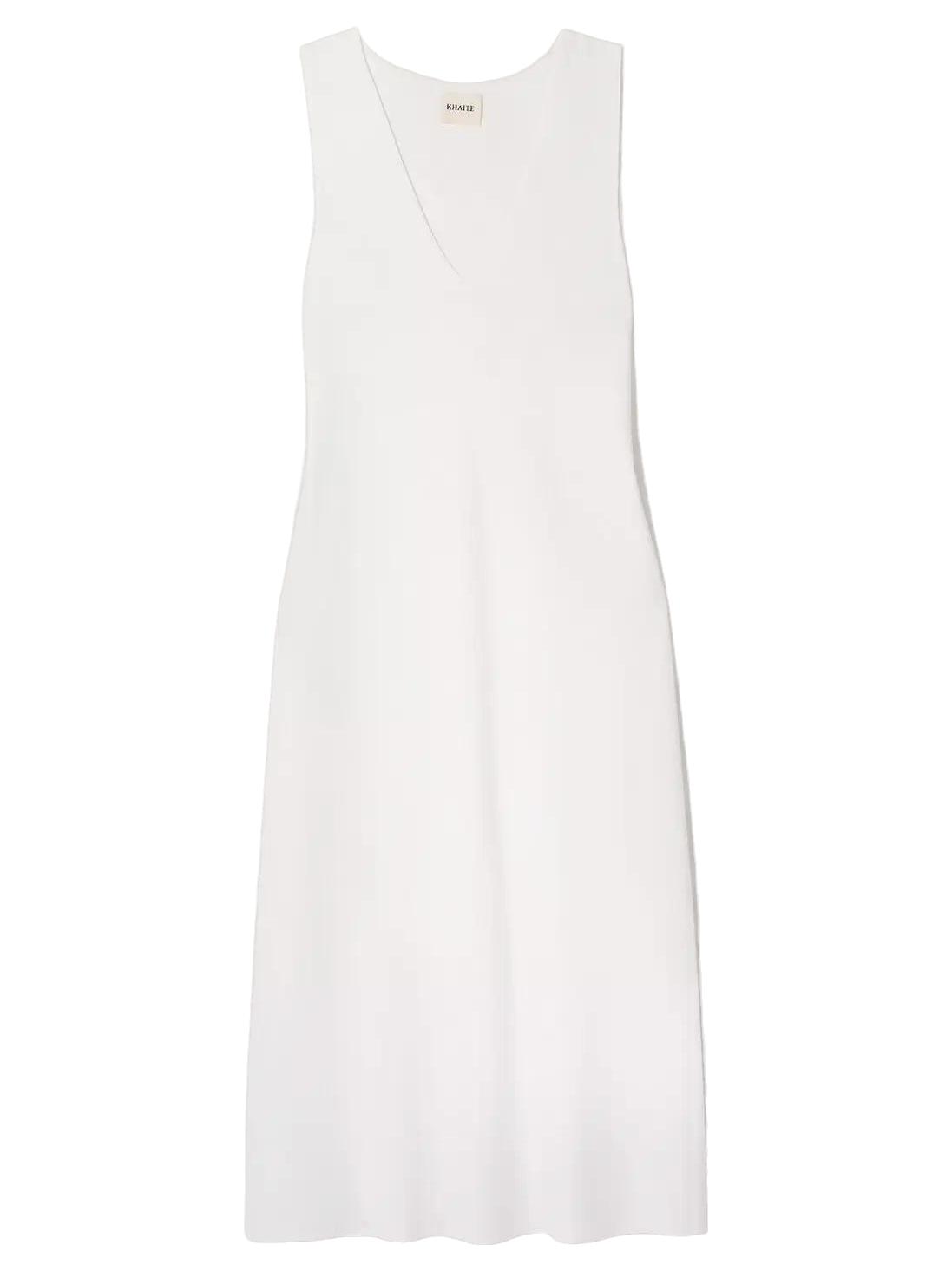 KHAITE KHAITE Keran Stretch-knit Midi Dress