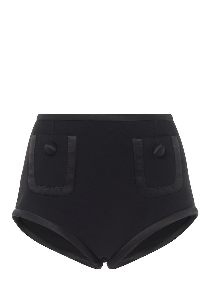 DOLCE & GABBANA Dolce&Gabbana High-Rise Wool and Silk Shorts