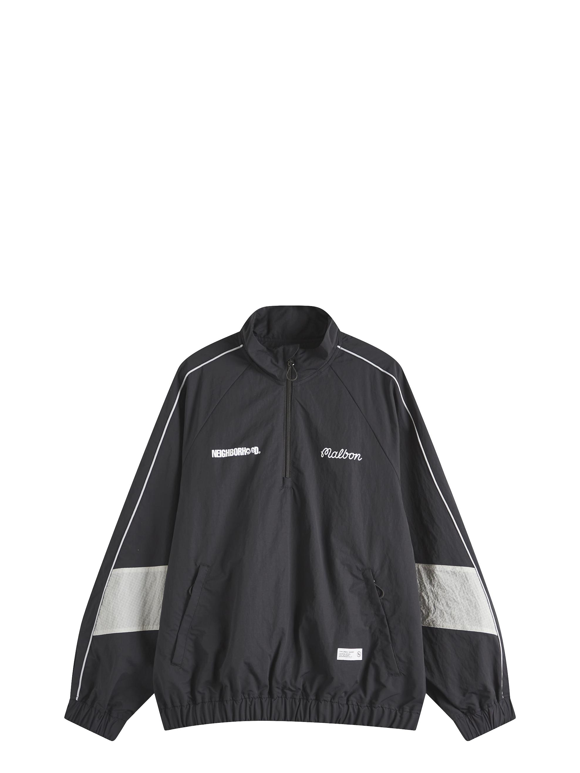 Neighborhood X Malbon Golf Quarter Zip Jacket - Black | Editorialist