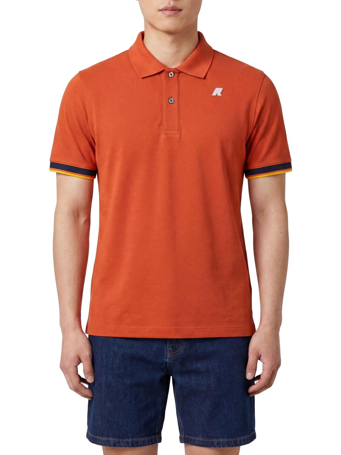 K-WAY cotton polo with logo